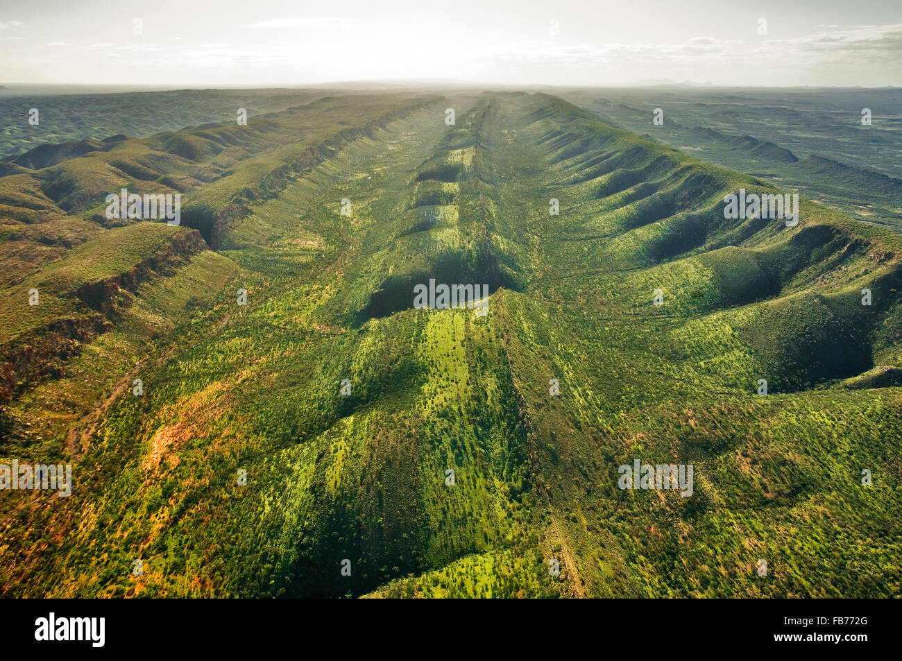 Aerial capture of West MacDonnell Ranges Stock Photo - Alamy