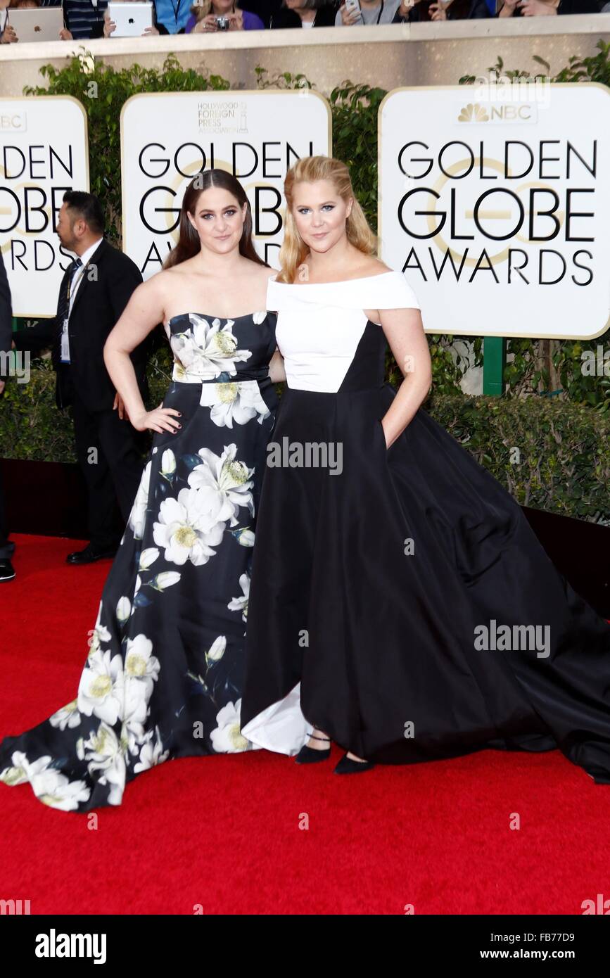 Actress Amy Schumer (r) and producer Kim Caramele arrive at the 73rd ...