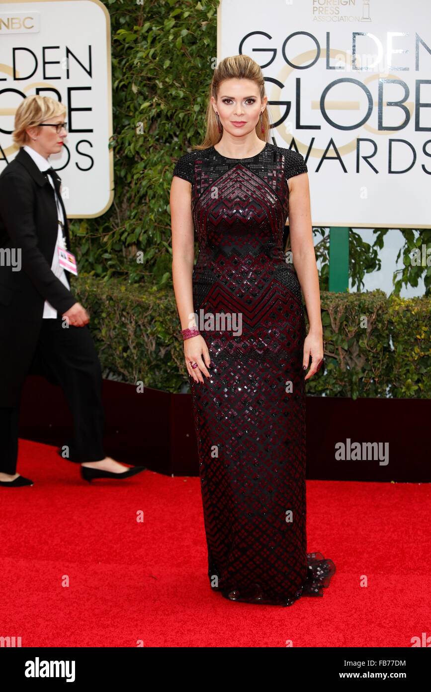 Actress Carly Steel arrives at the 73rd Annual Golden Globe Awards ...