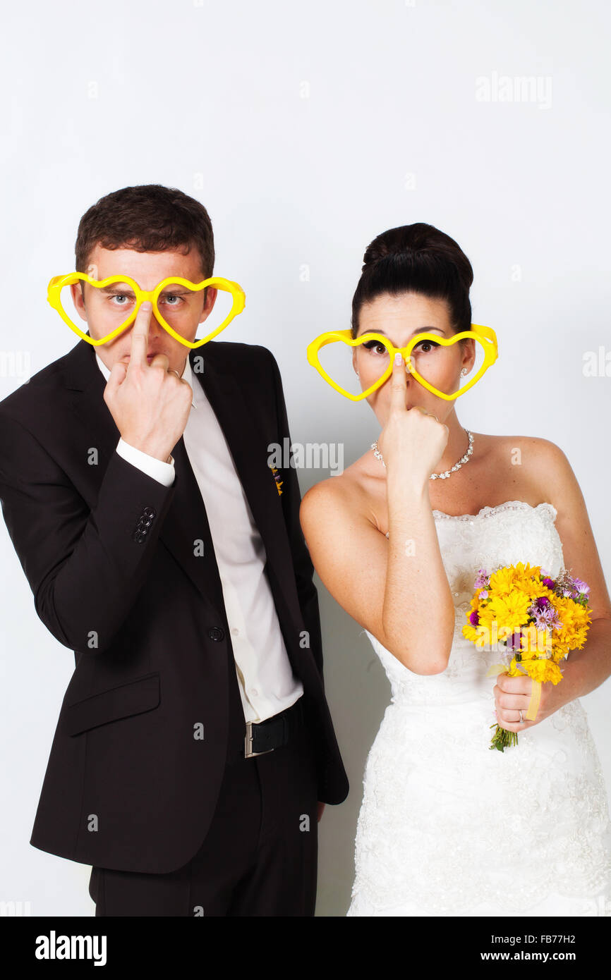 Couple in studio Stock Photo - Alamy