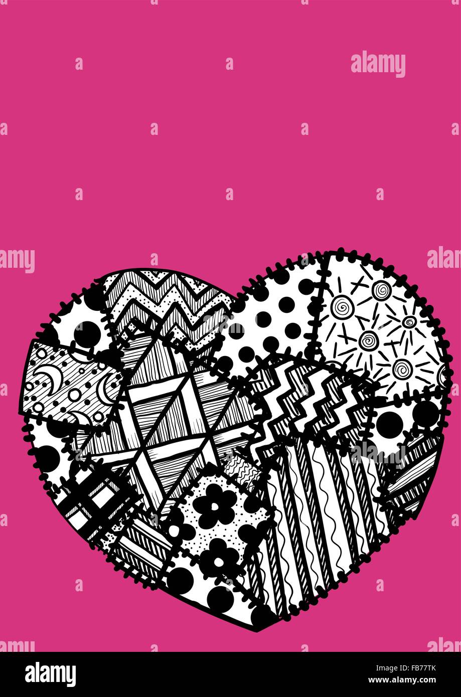 Patchwork beauty Stock Vector Images - Alamy