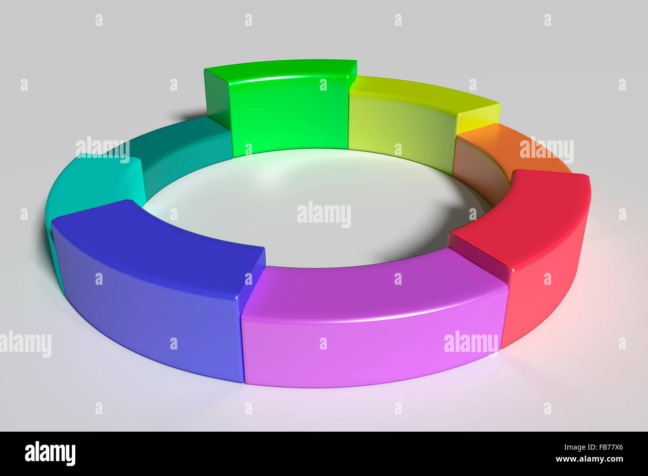 3d rendering of a colorful diagram. Illustration Stock Photo - Alamy
