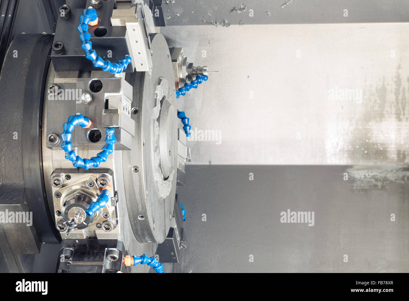 Metal blank machining process on hi-res stock photography and images ...
