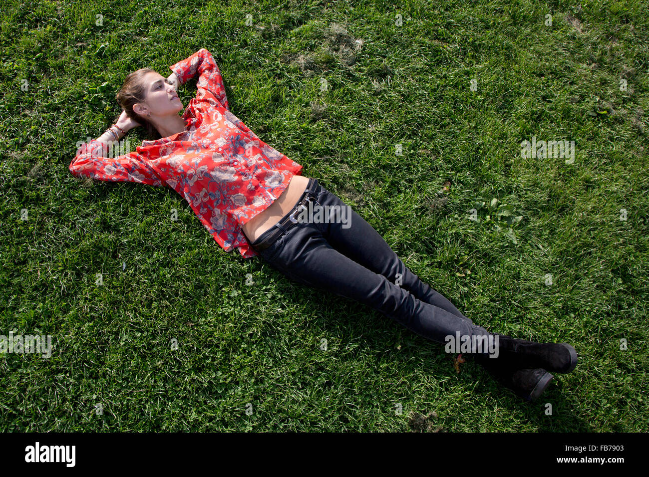 Beautiful young green grass in hi-res stock photography and images - Alamy