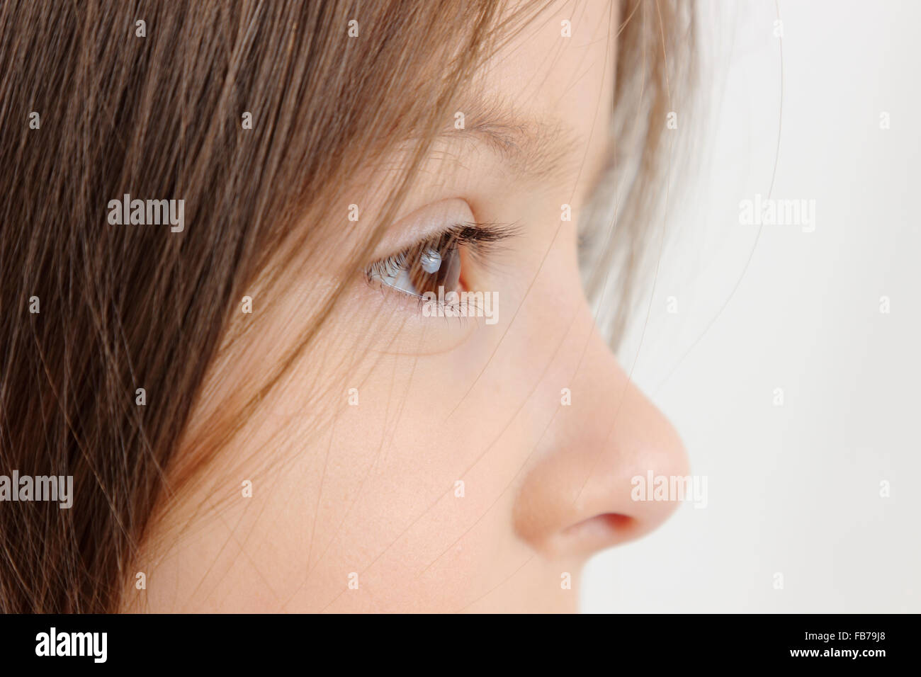 little girl close up portrait Stock Photo - Alamy