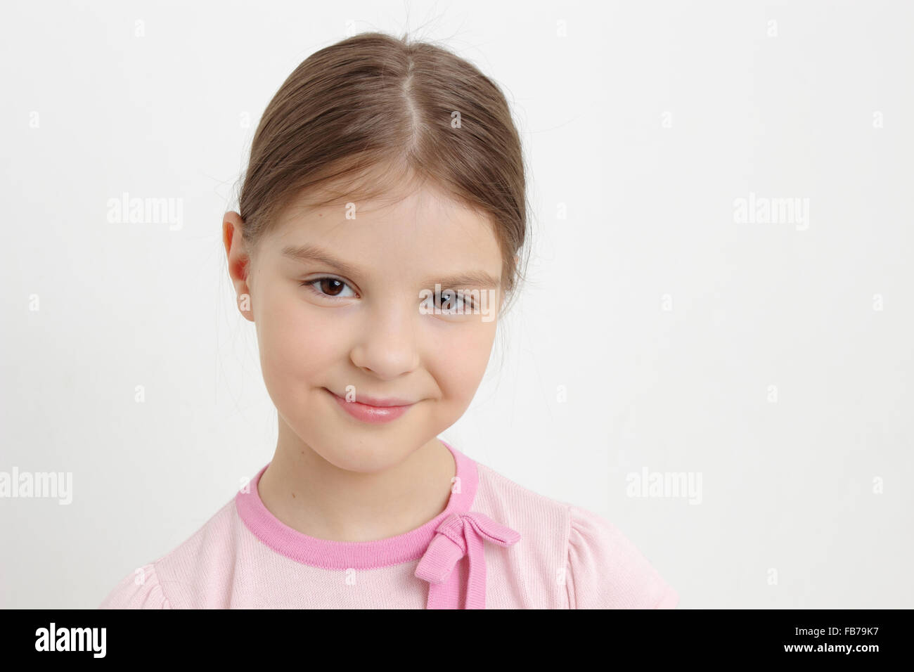 little girl close up portrait Stock Photo - Alamy
