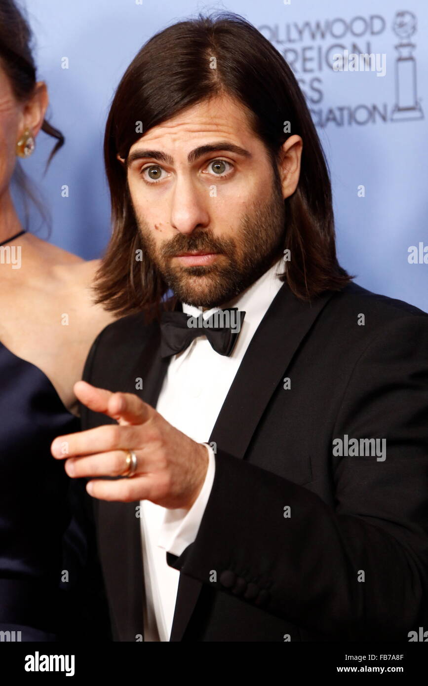 Actor Jason Schwartzman poses in the press room of the 73rd Annual ...