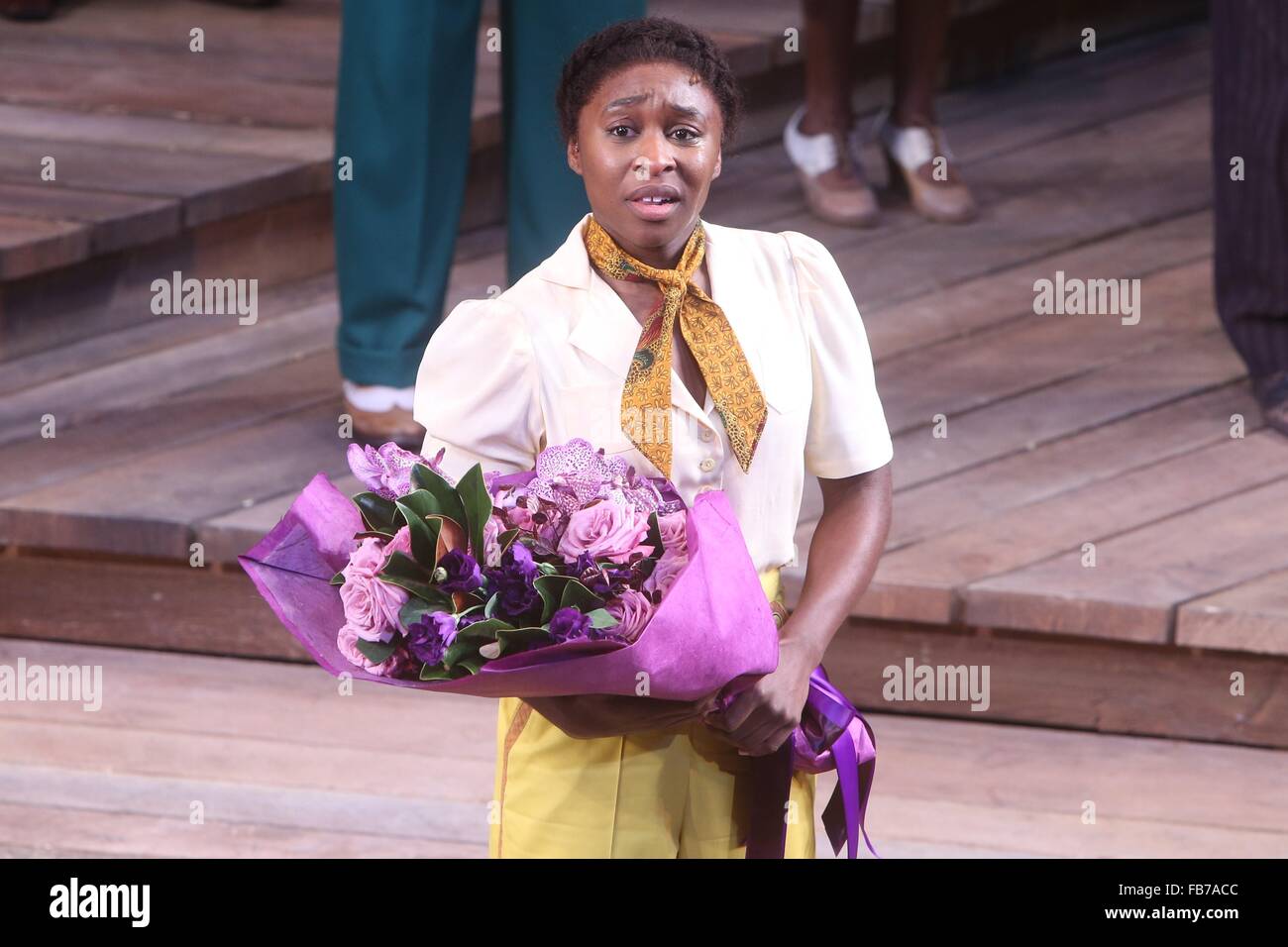 Opening night for The Color Purple at the Bernard B. Jacobs Theatre ...