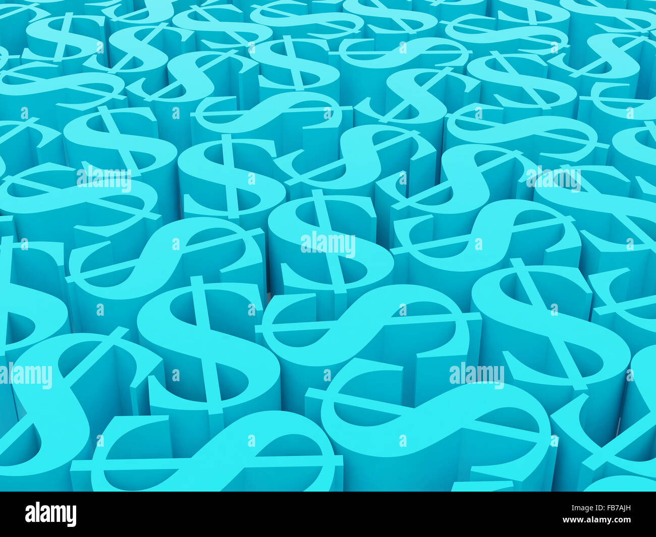 High resolution image. 3d rendered illustration. Huge amount dollar ...