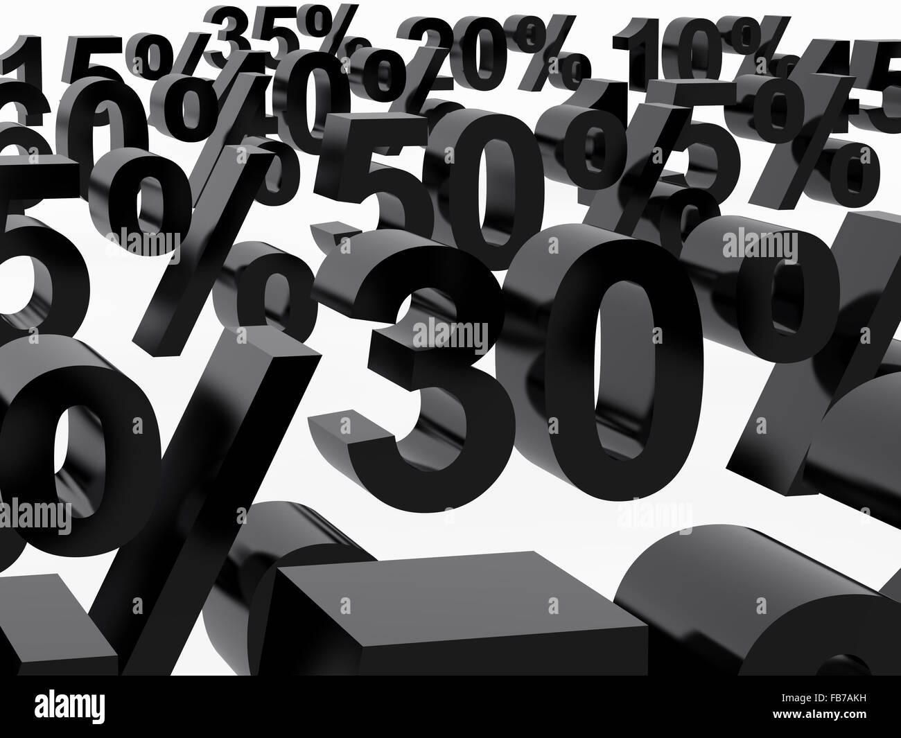 Black percent, isolated on white background. High resolution image ...