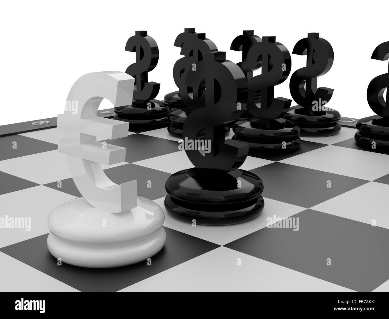 Currency symbols and chess hi-res stock photography and images - Alamy