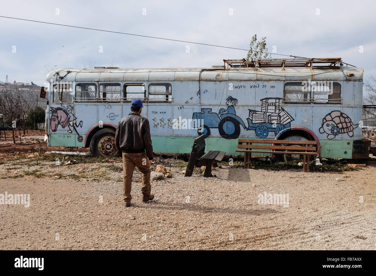 Esh Kodesh, West Bank. 11th January, 2016. AHARON KATSOF, resident and ...