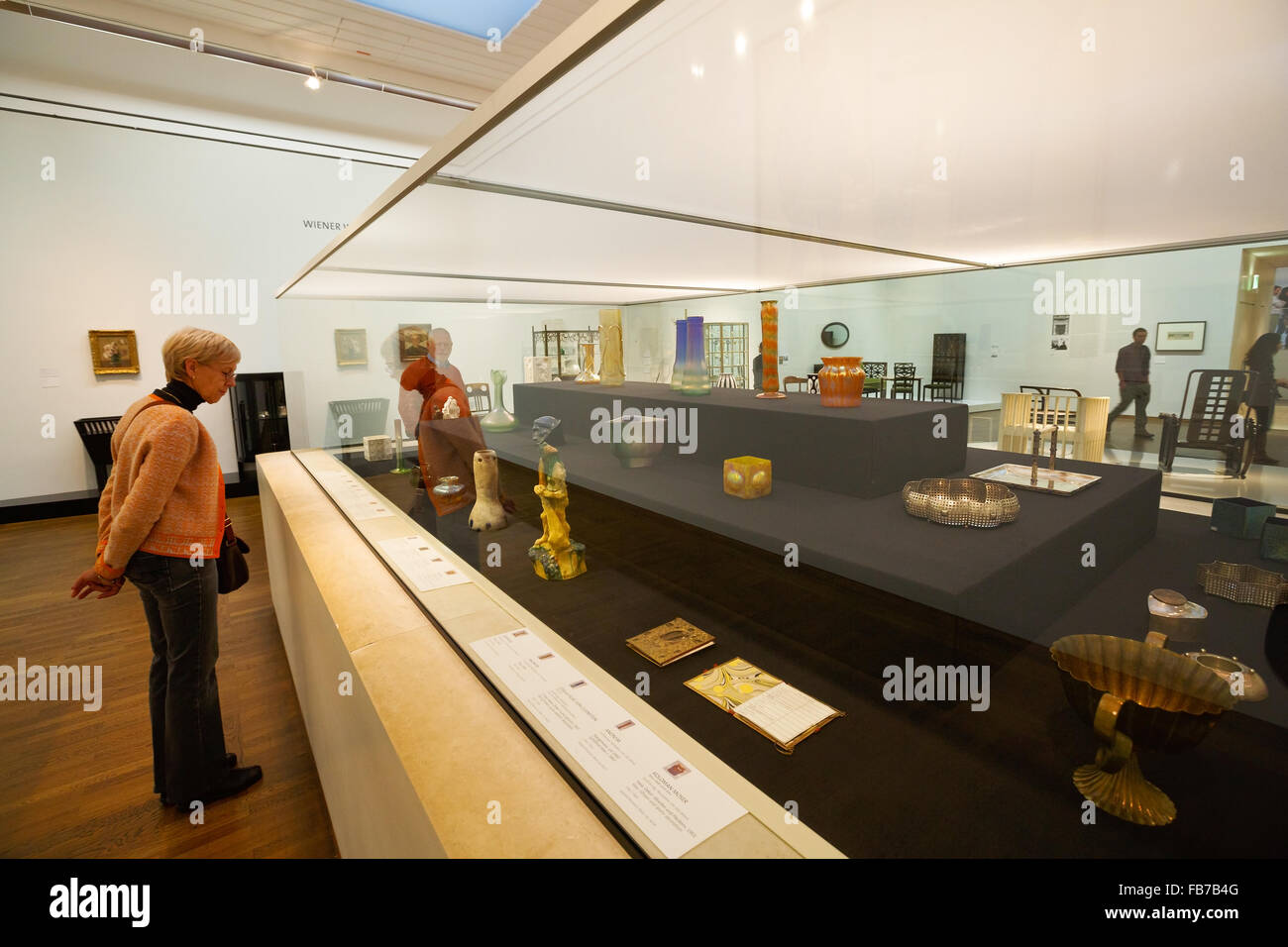 Exhibition space in Leopold museum in Vienna Stock Photo - Alamy