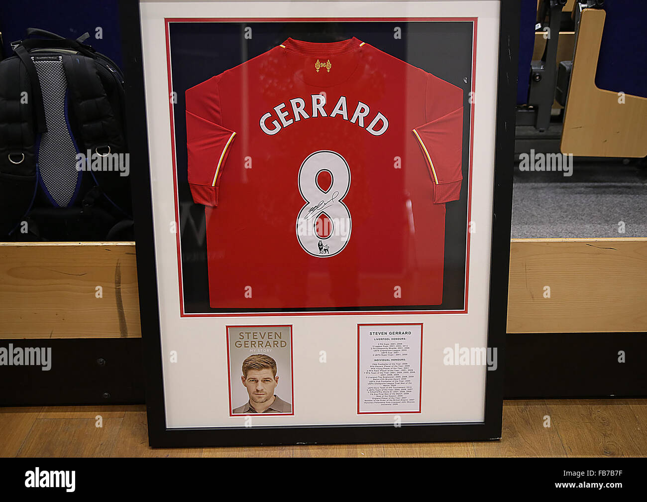 Steven Gerrard Signs Copies Of His Book 'My Story' At a Secret Location ...