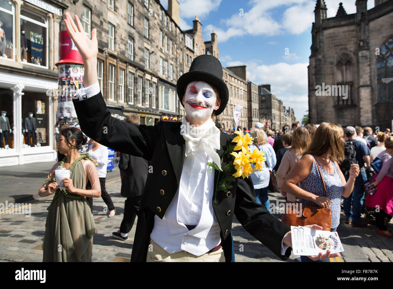 Edinburgh Fringe festival Stock Photo - Alamy