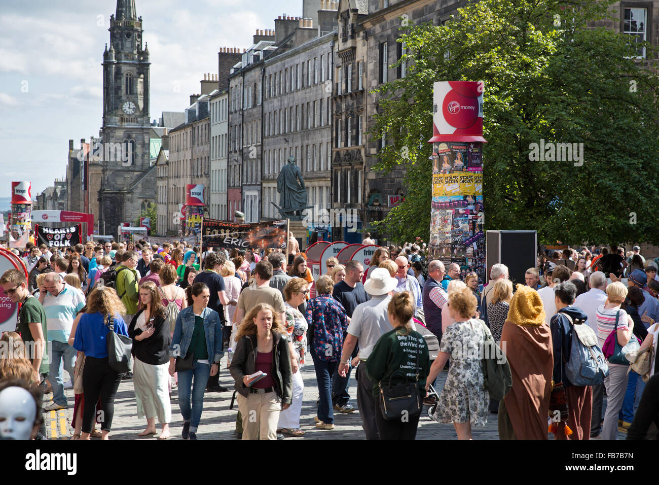 Edinburgh Fringe festival Stock Photo - Alamy