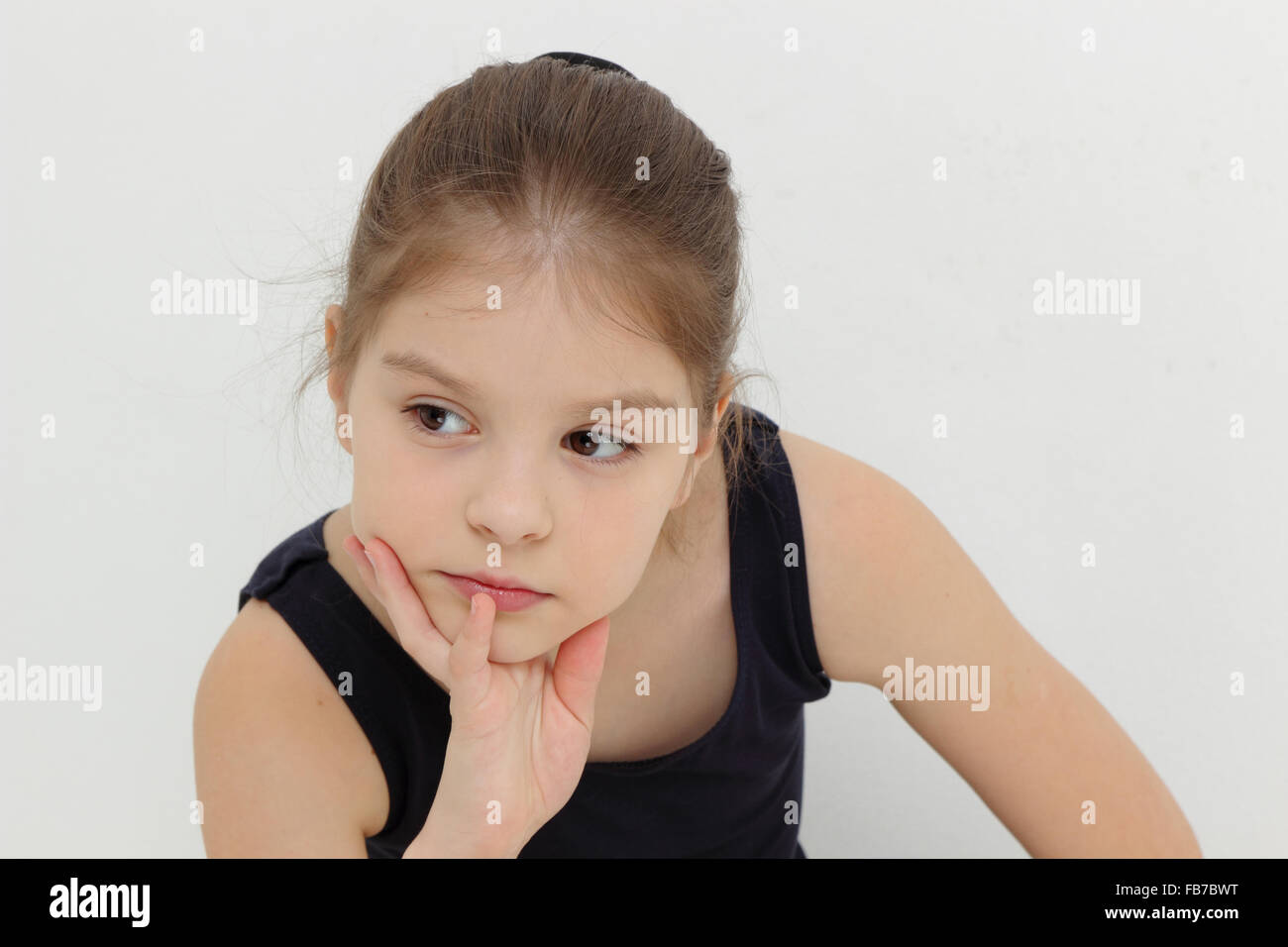 Child teen up close portrait hi-res stock photography and images - Alamy