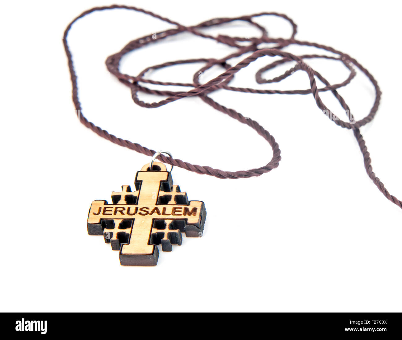 Wooden cross symbol crucifixion Cut Out Stock Images & Pictures - Alamy