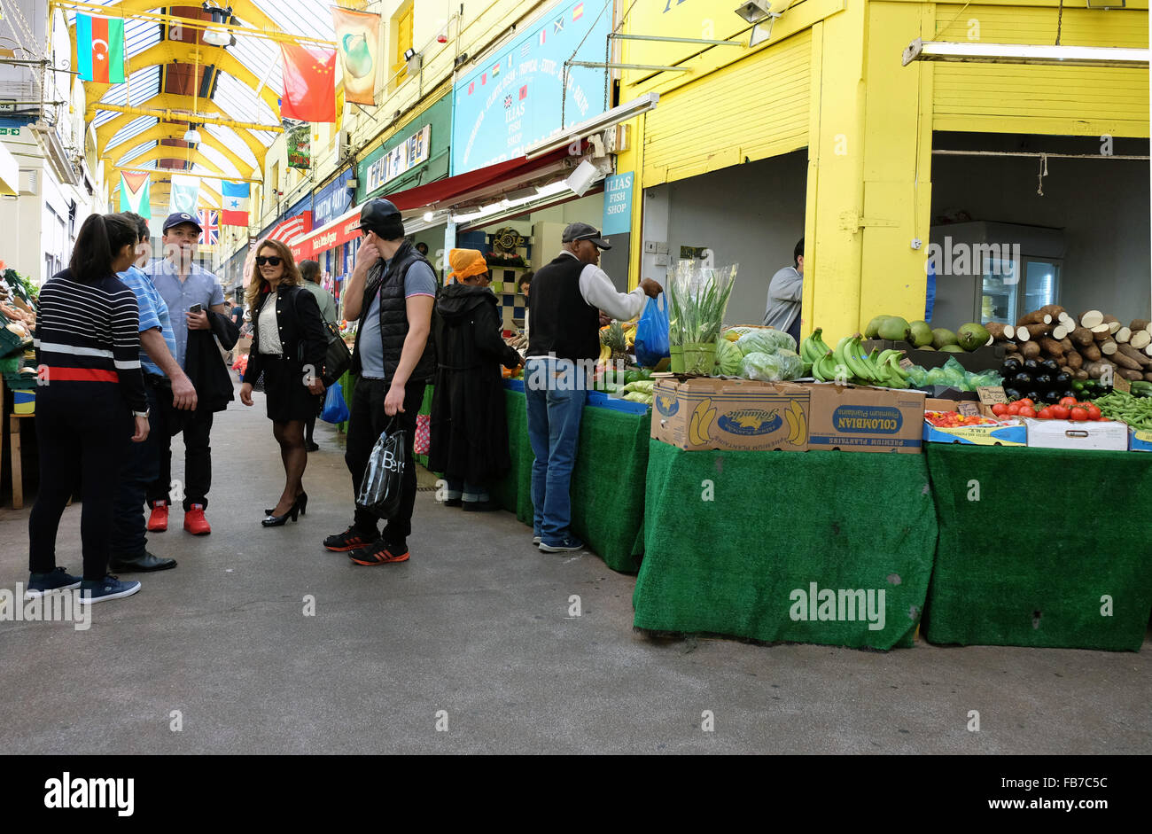 Brixton Village arcade Brixton South London Stock Photo - Alamy