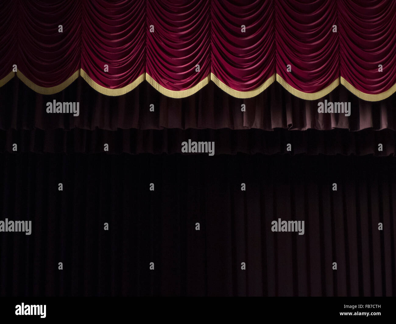 Theater stage curtain hi-res stock photography and images - Alamy