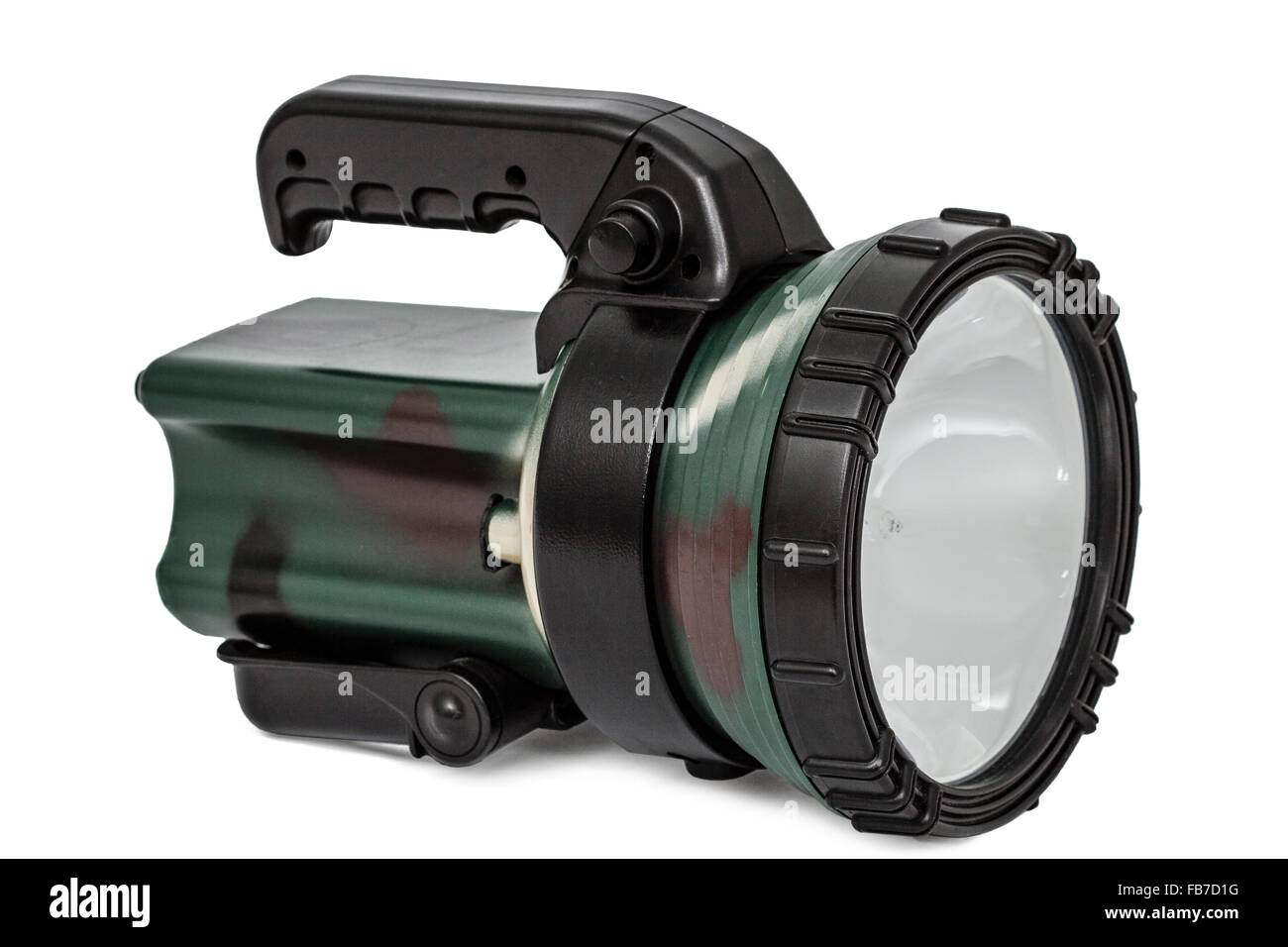 Electric torch, isolated on white background Stock Photo - Alamy