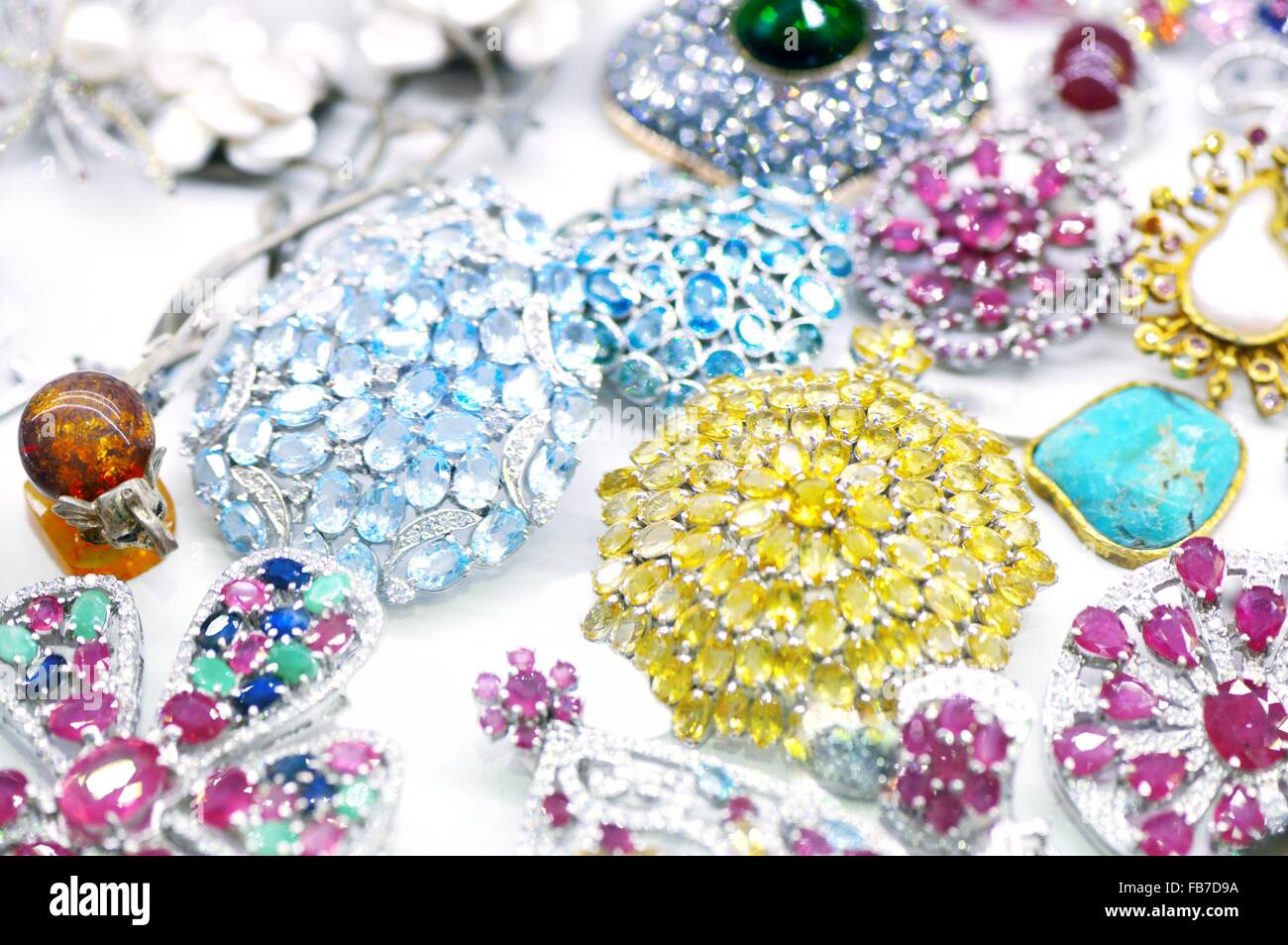 Jewels close up Stock Photo - Alamy