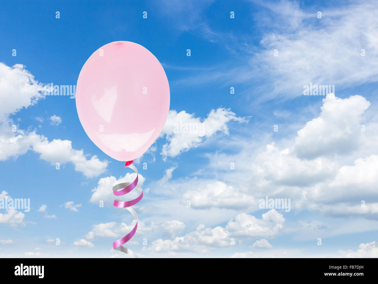 pink baloons in the sky Stock Photo - Alamy