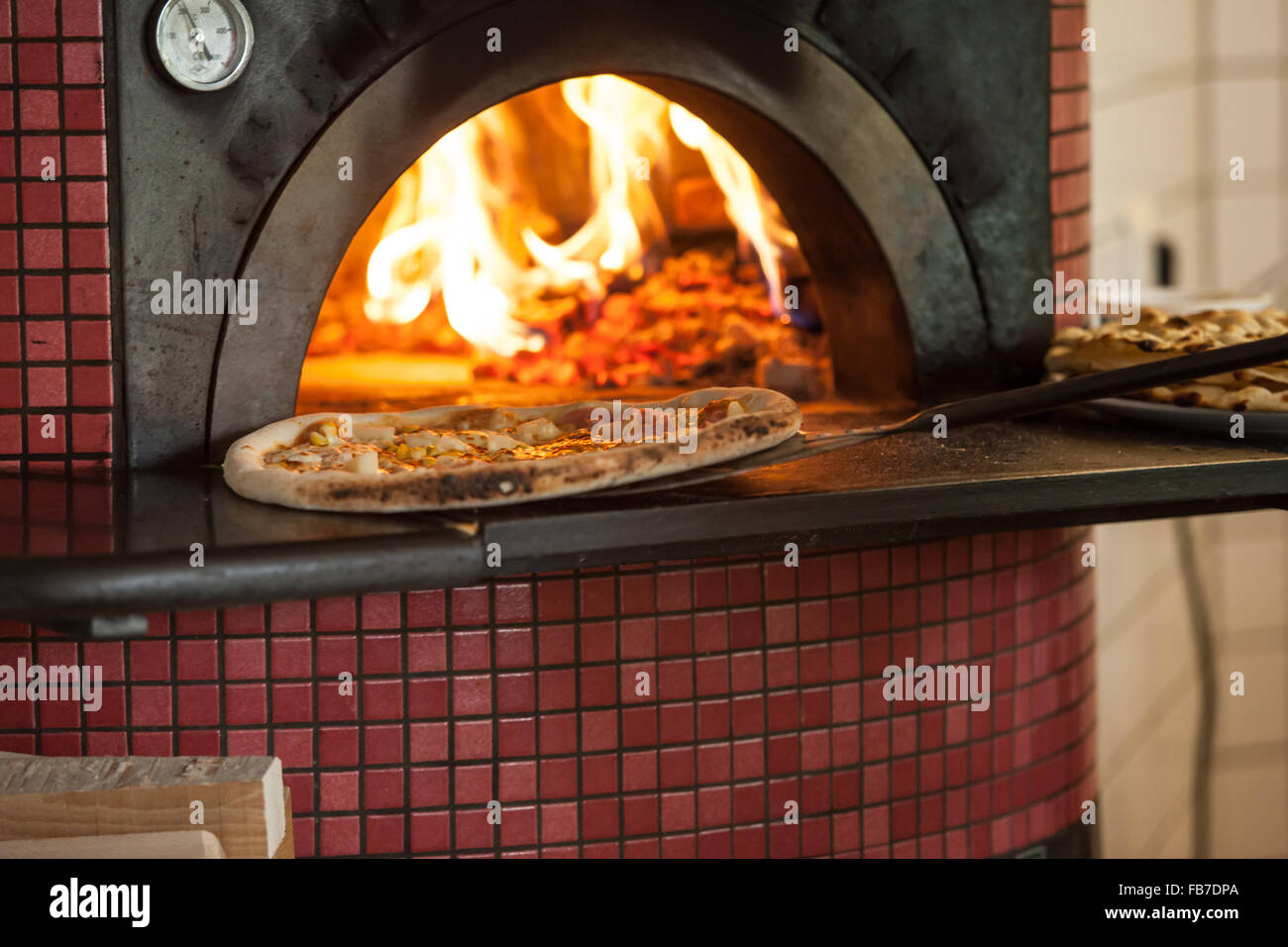 The Pizza baking Stock Photo - Alamy