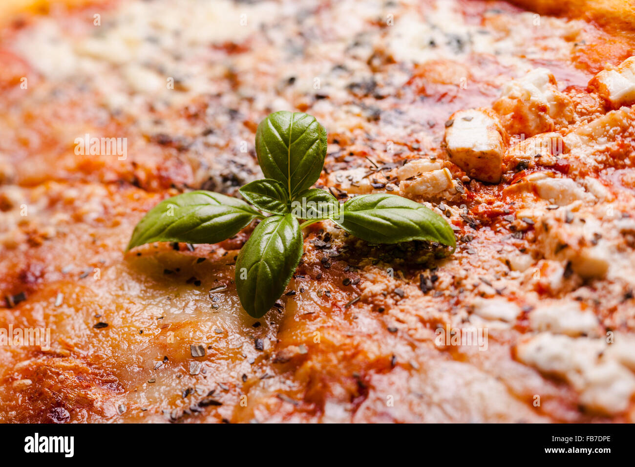 Pizza - four cheeses Stock Photo - Alamy