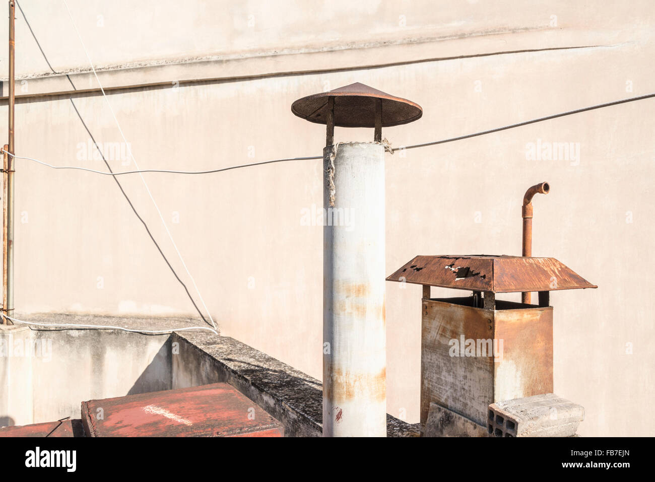Old smoke stacks hi-res stock photography and images - Alamy