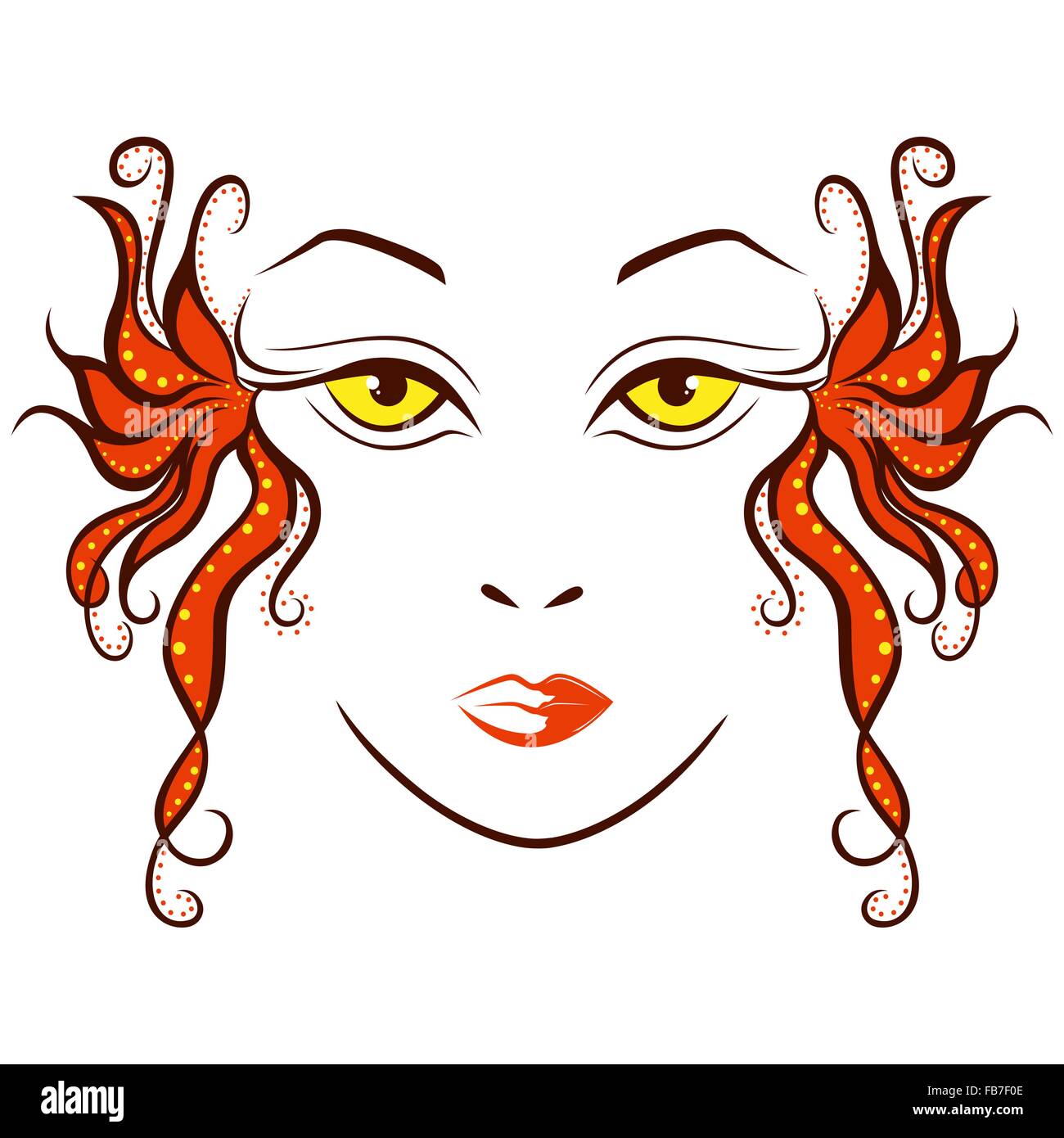 Elegant face drawing hi-res stock photography and images - Alamy