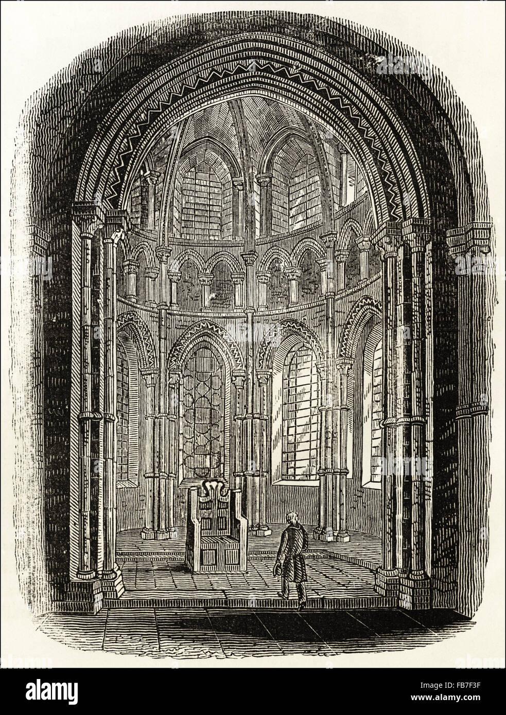 Chapel with Archiepiscopal Chair in Canterbury Cathedral. Victorian ... Chapel with Archiepiscopal Chair in Canterbury Cathedral. Victorian ...