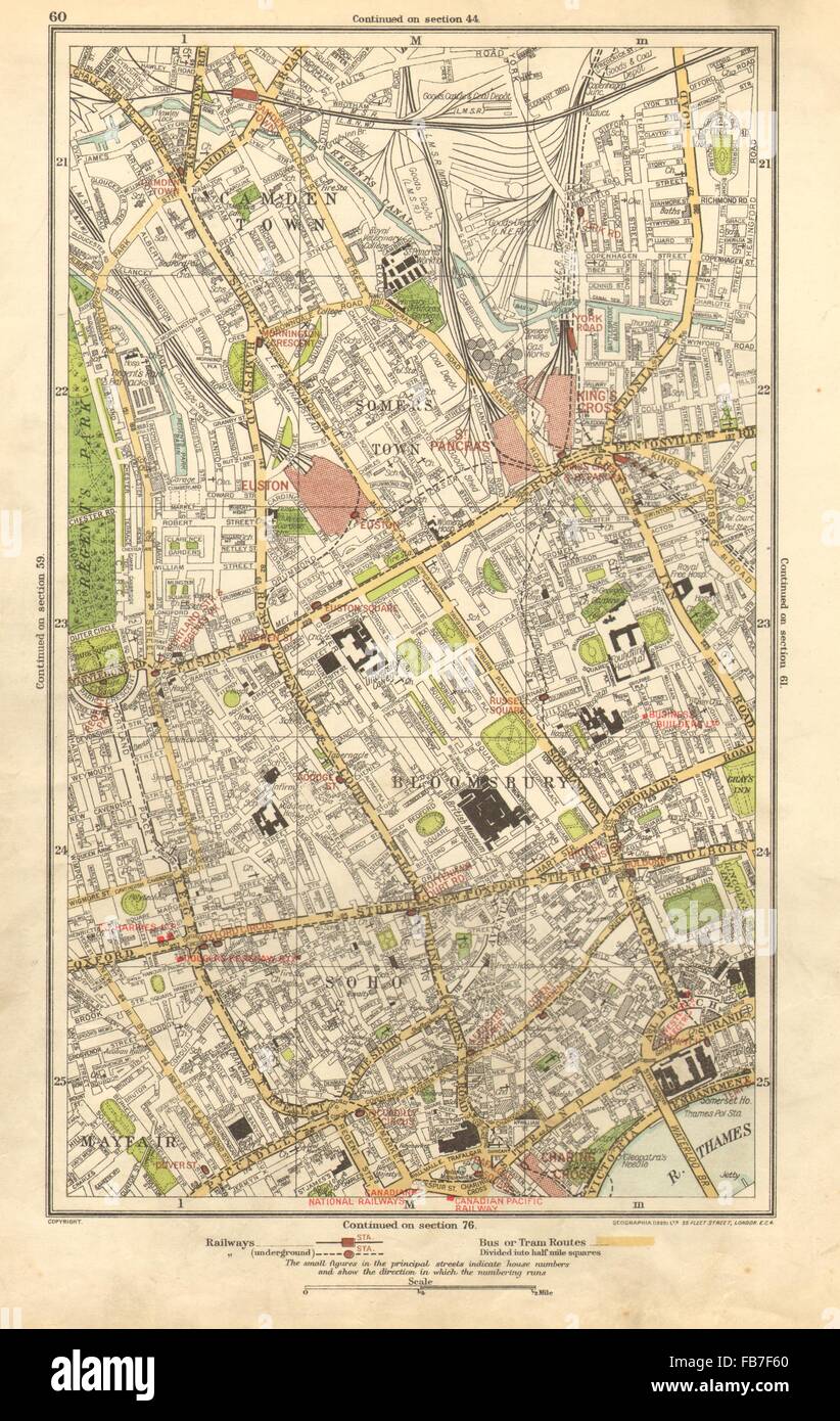 Mayfair map hi-res stock photography and images - Alamy