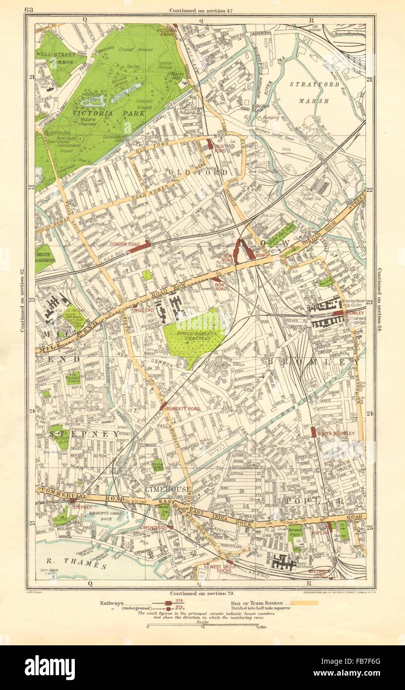 EAST END: Bow,Bromley,Limehouse,Old Ford,Poplar,Victoria Park,Stepney ...