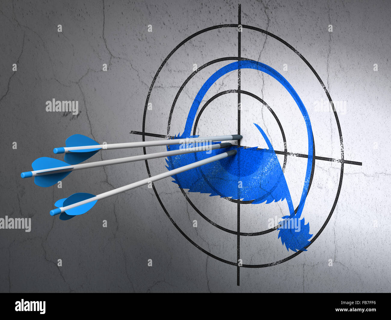 Target arrow in cap hi-res stock photography and images - Alamy