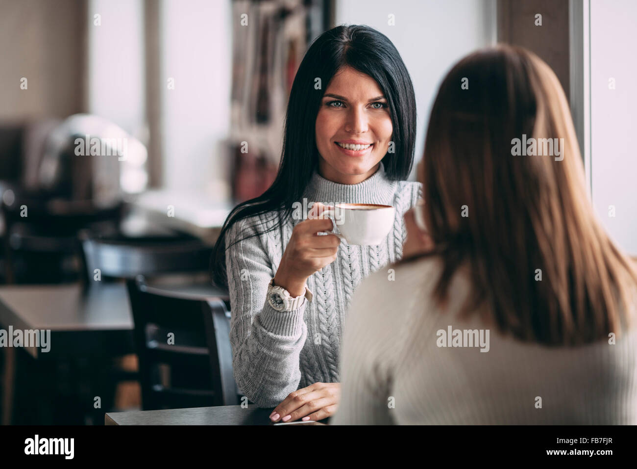 Young woman happy food hi-res stock photography and images - Alamy