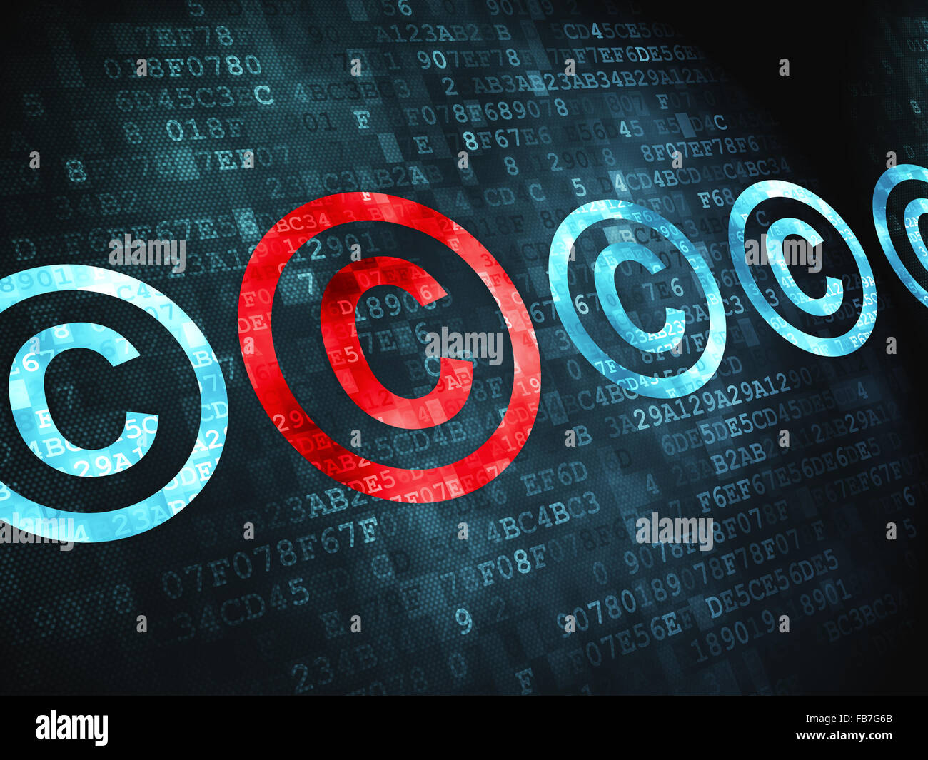 Law concept: Copyright on digital background Stock Photo - Alamy