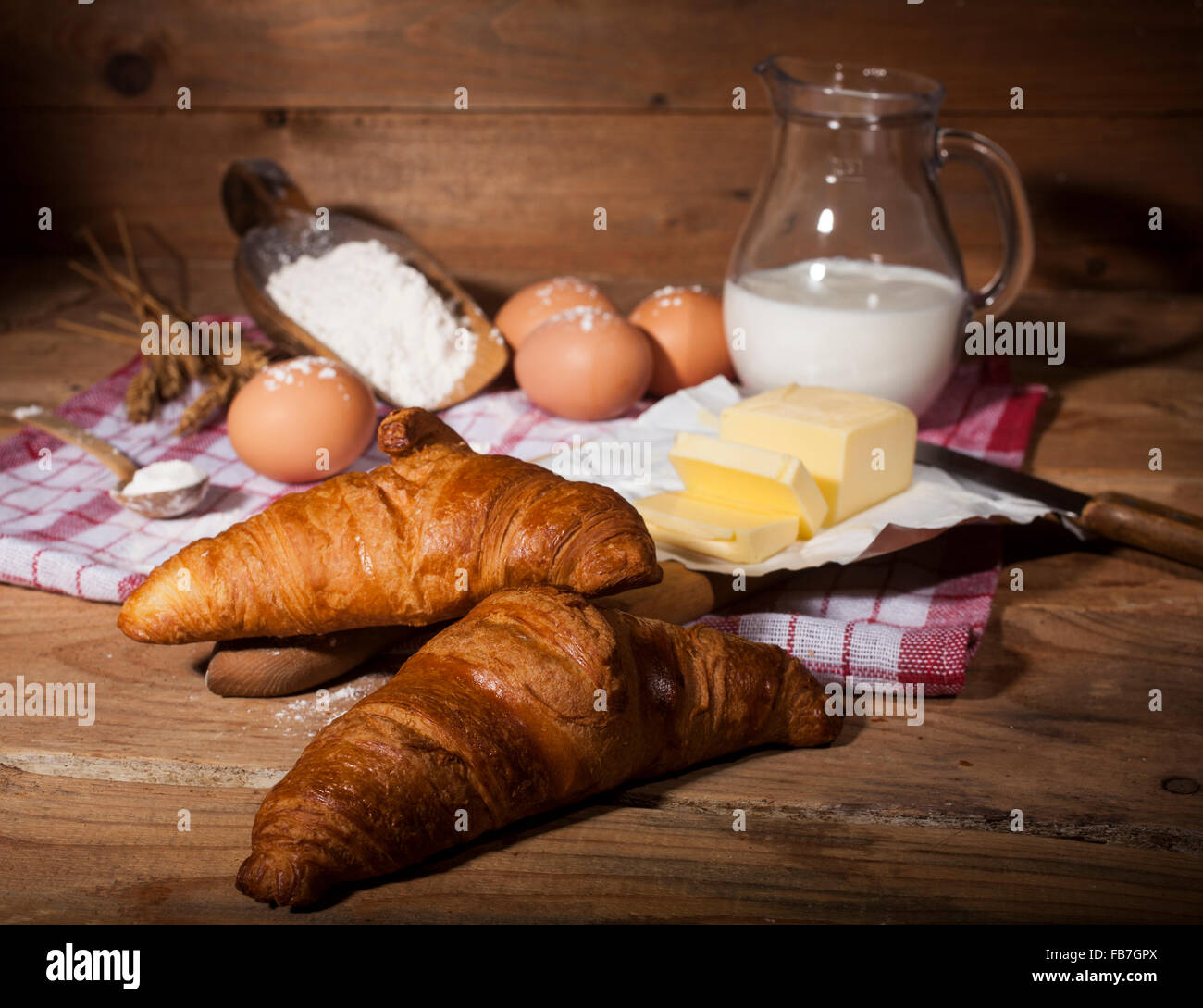 Ingredients for the preparation of bakery products Stock Photo - Alamy