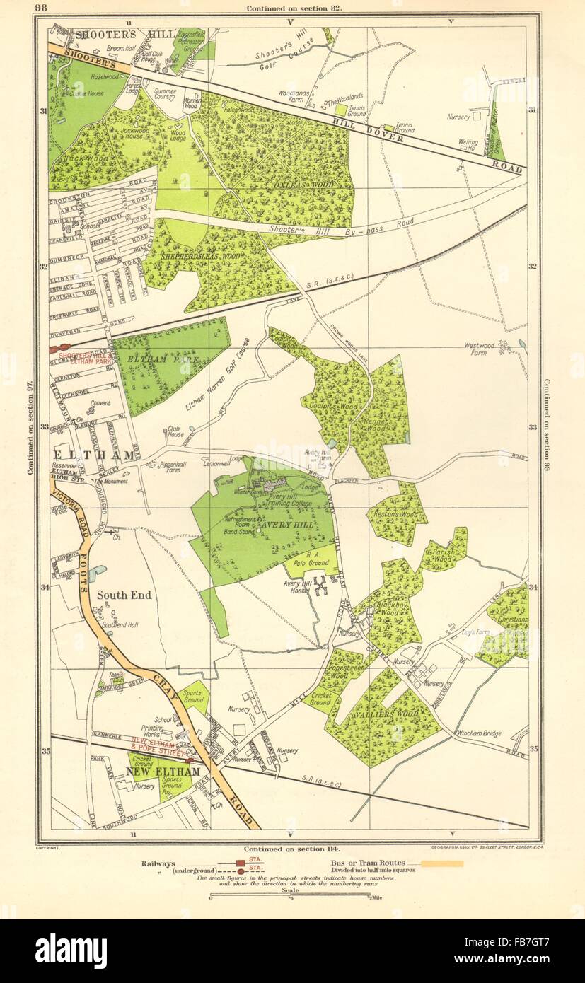 LONDON: New Eltham,Shooter's Hill,South End,Eltham Park,Pope Street ...