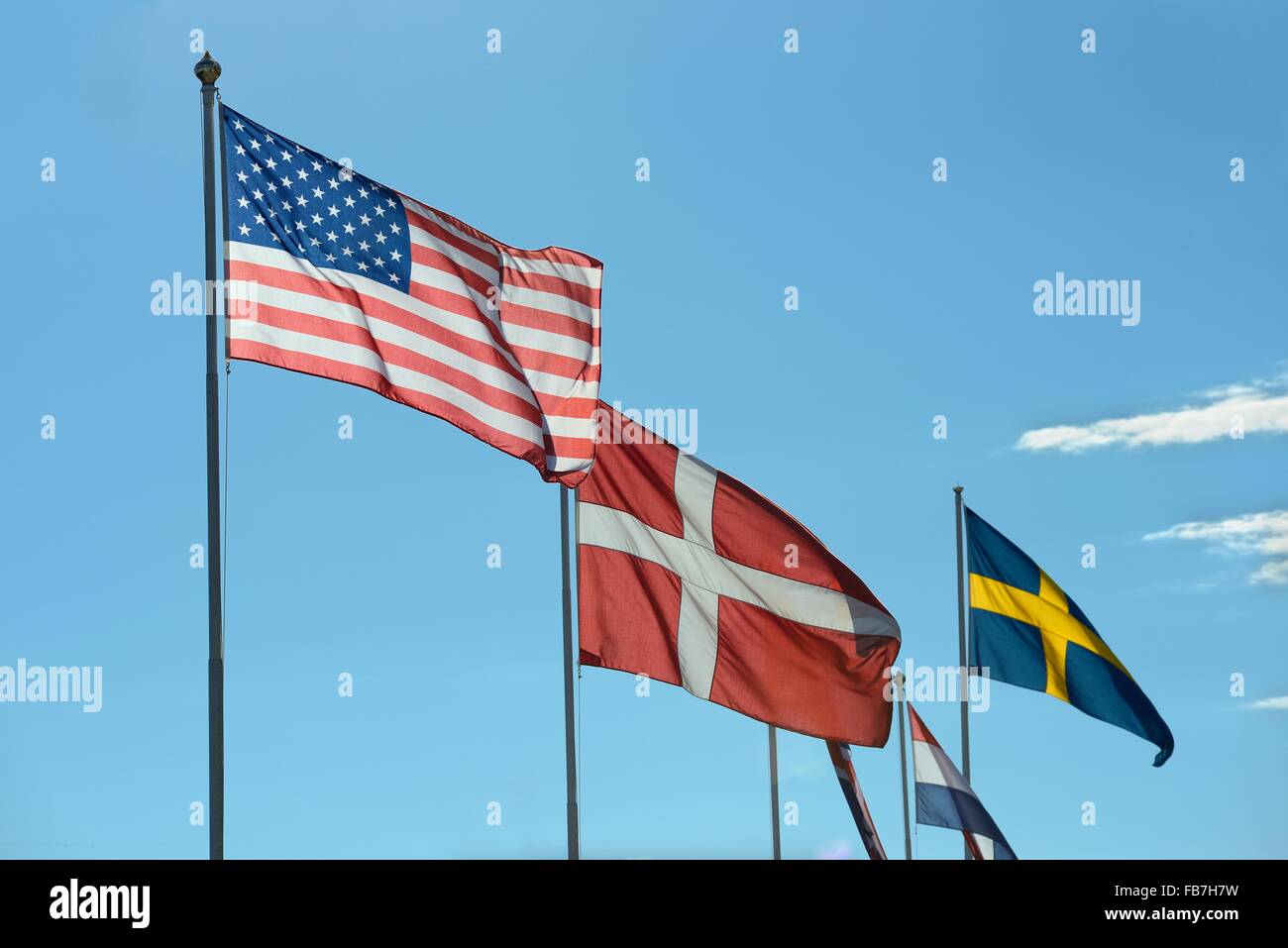 Nordic Countries Flags High Resolution Stock Photography and Images - Alamy