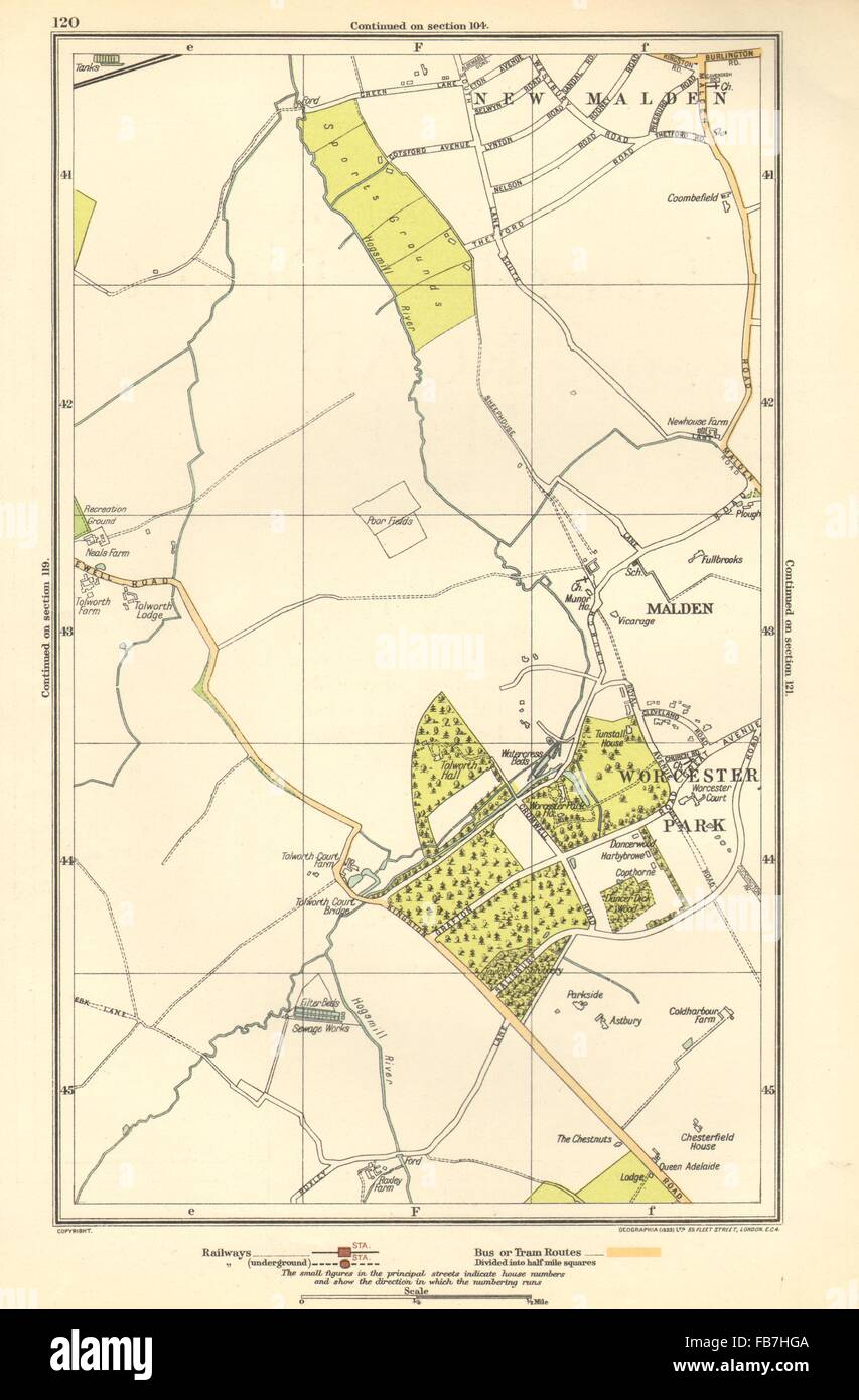 NEW MALDEN: Surbiton, Worcester Park, West Ewell, Tolworth,Berrylands ...