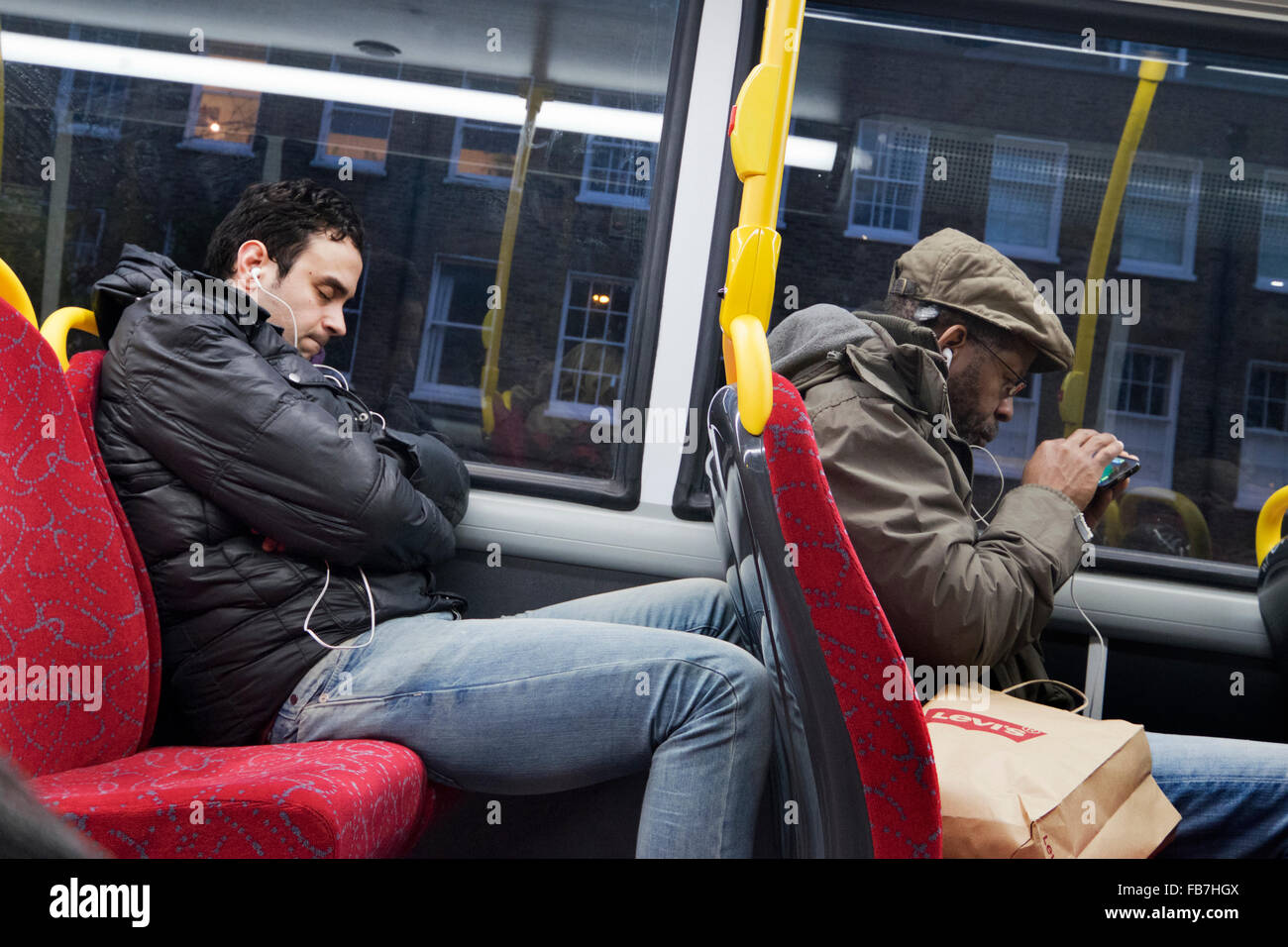 Two Men On Bus High Resolution Stock Photography and Images - Alamy