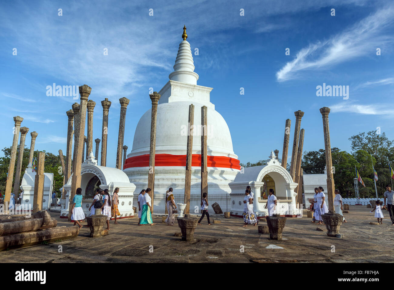 Thuparama Dagoba, Anuradhapura, UNESCO World Heritage Site, North ...