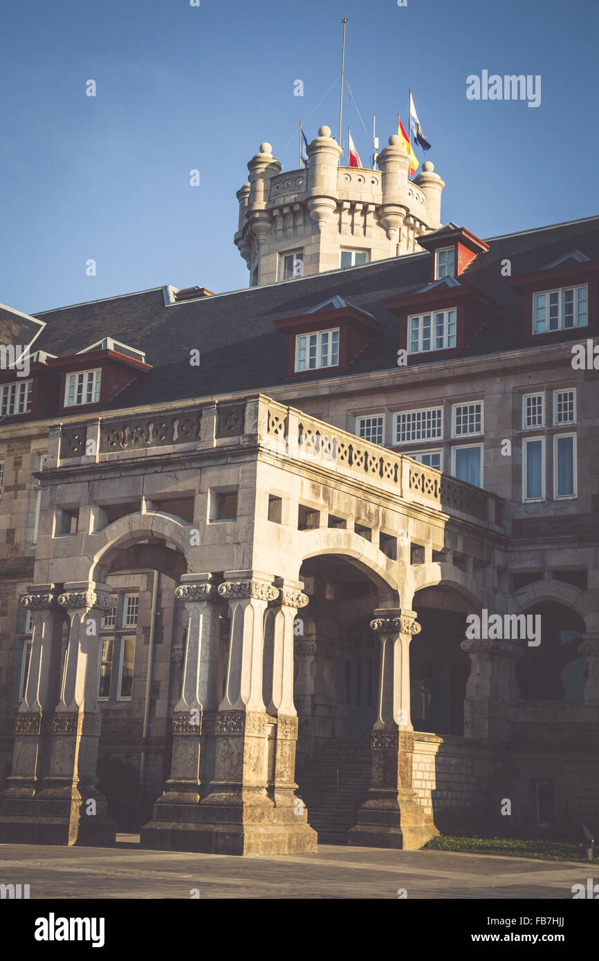 Nice Magdalena Palace in Santander, Spain Stock Photo - Alamy