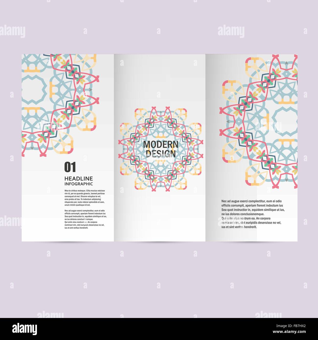 Vector pattern beautiful pattern on printed product. Design for books ...