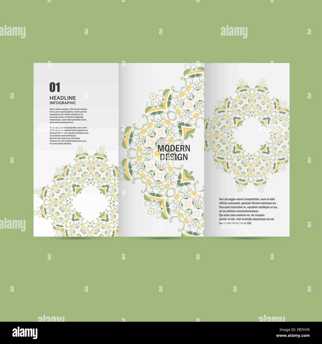 Vector pattern beautiful pattern on printed product. Design for books ...