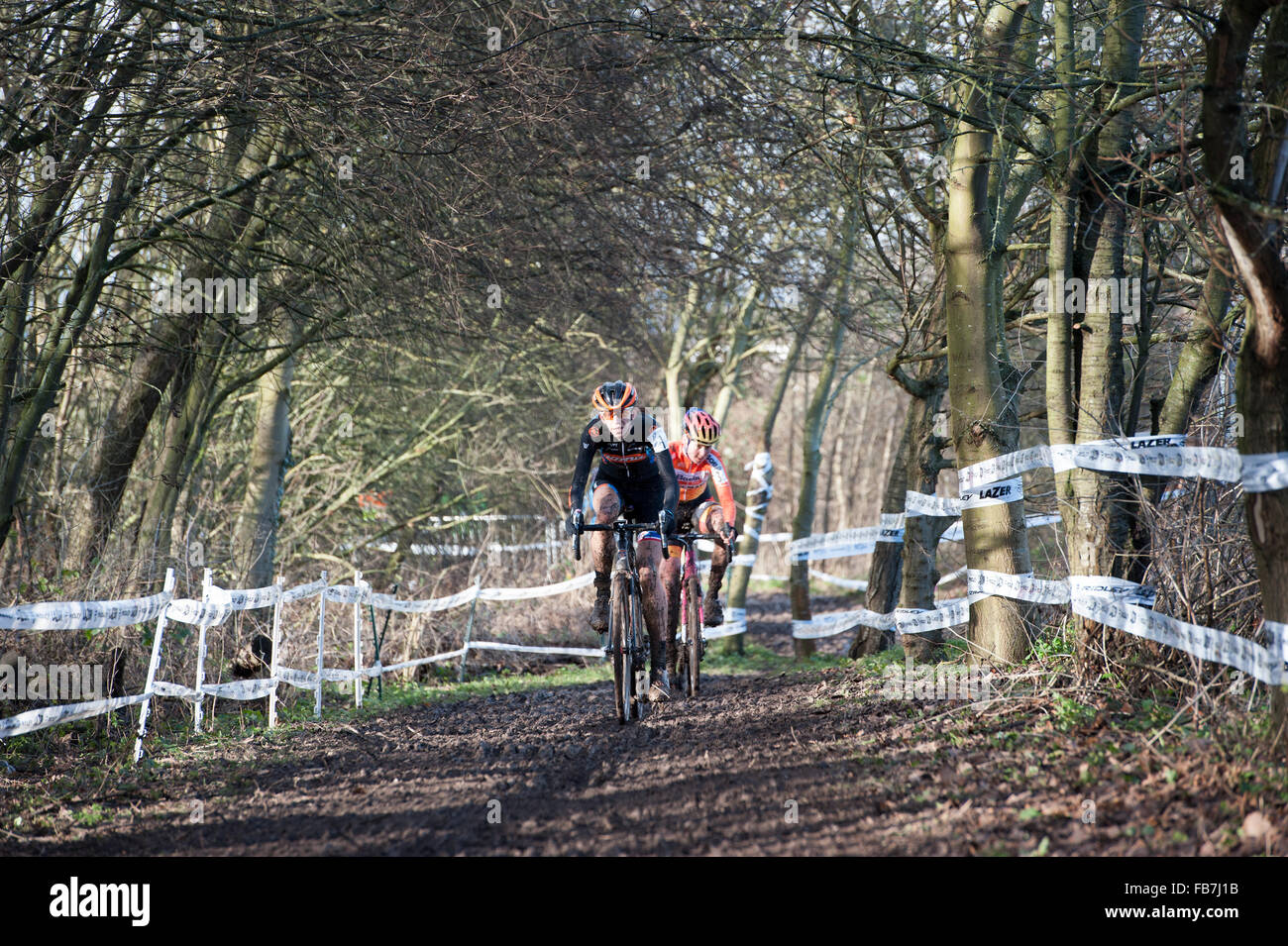 Helen Wyman and Nikki Harris at 2016 National Cyclocross Championships ...