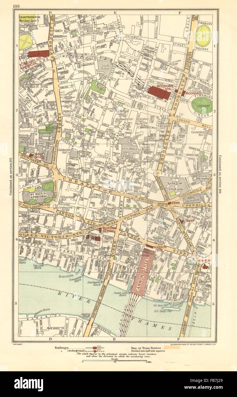 Moorgate map hi-res stock photography and images - Alamy