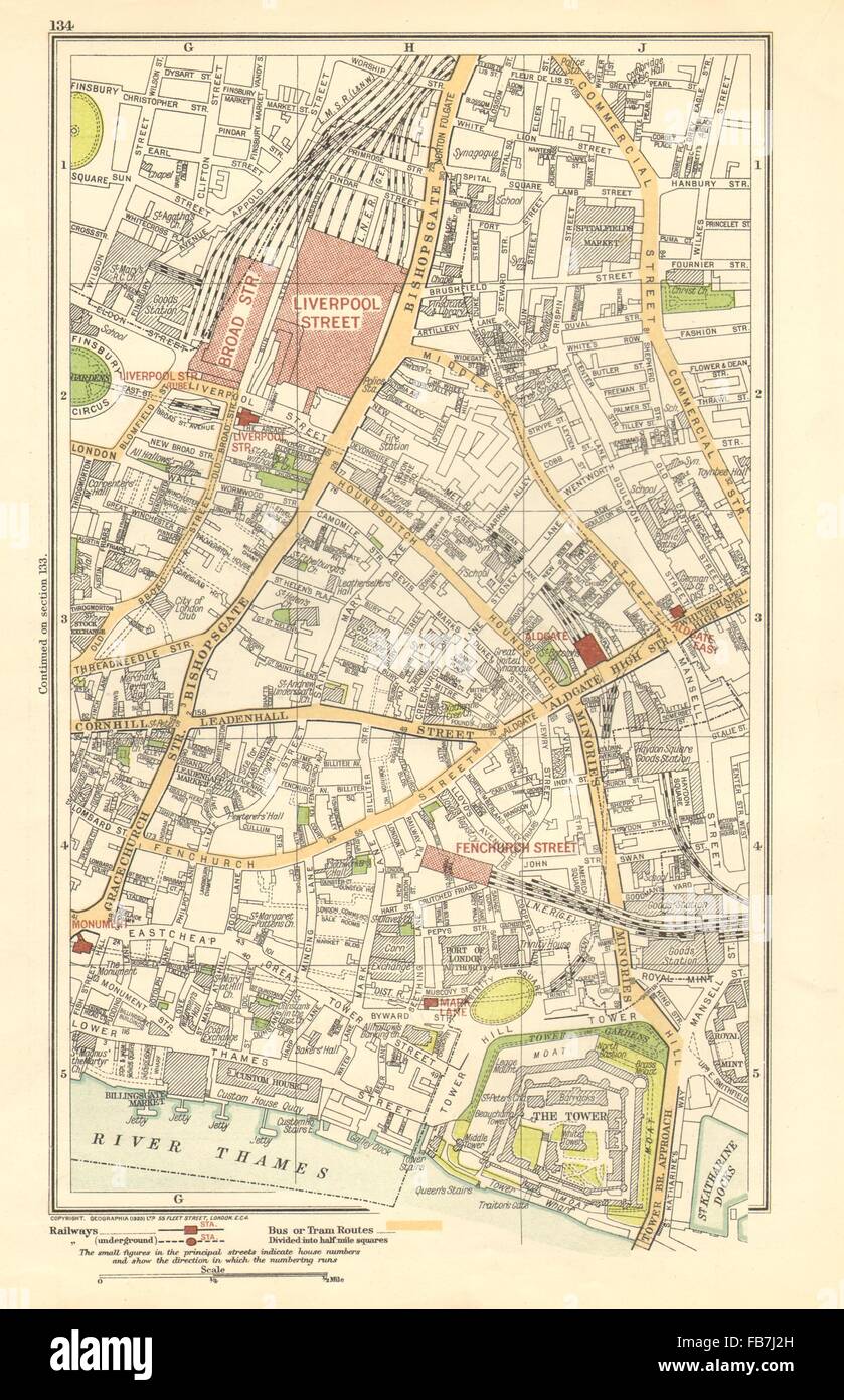 Bishopsgate map hi-res stock photography and images - Alamy