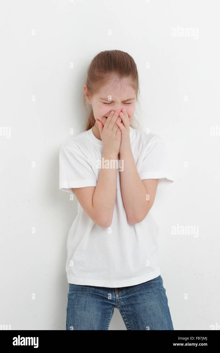 Sad teen girl Stock Photo - Alamy